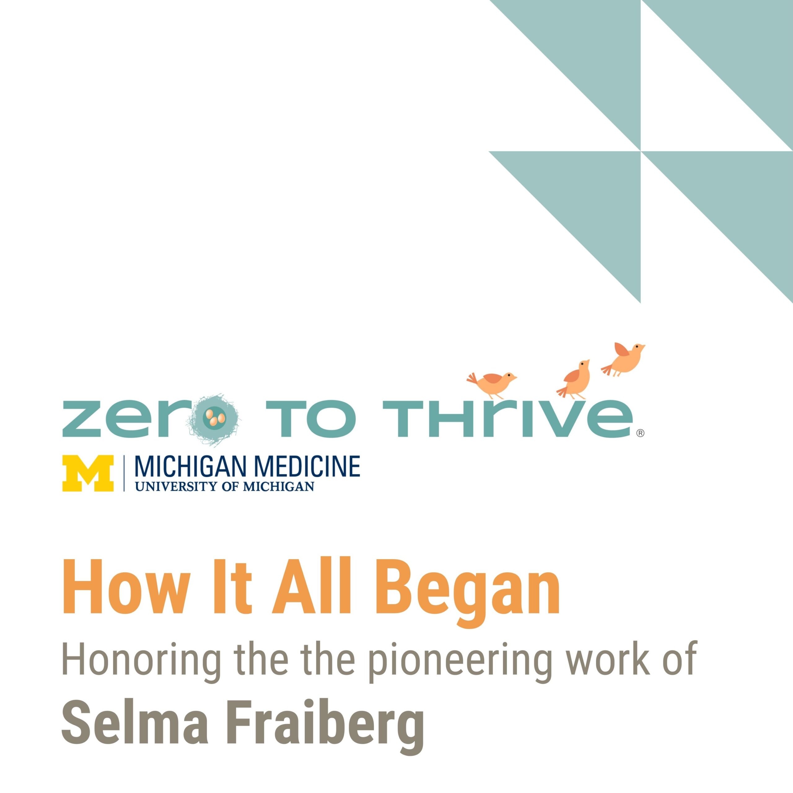 Honoring & Celebrating Selma Fraiberg - Zero to Thrive